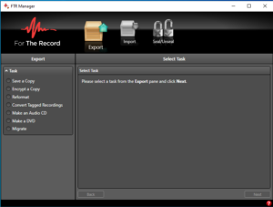 FTR Manager Product Information | For The Record